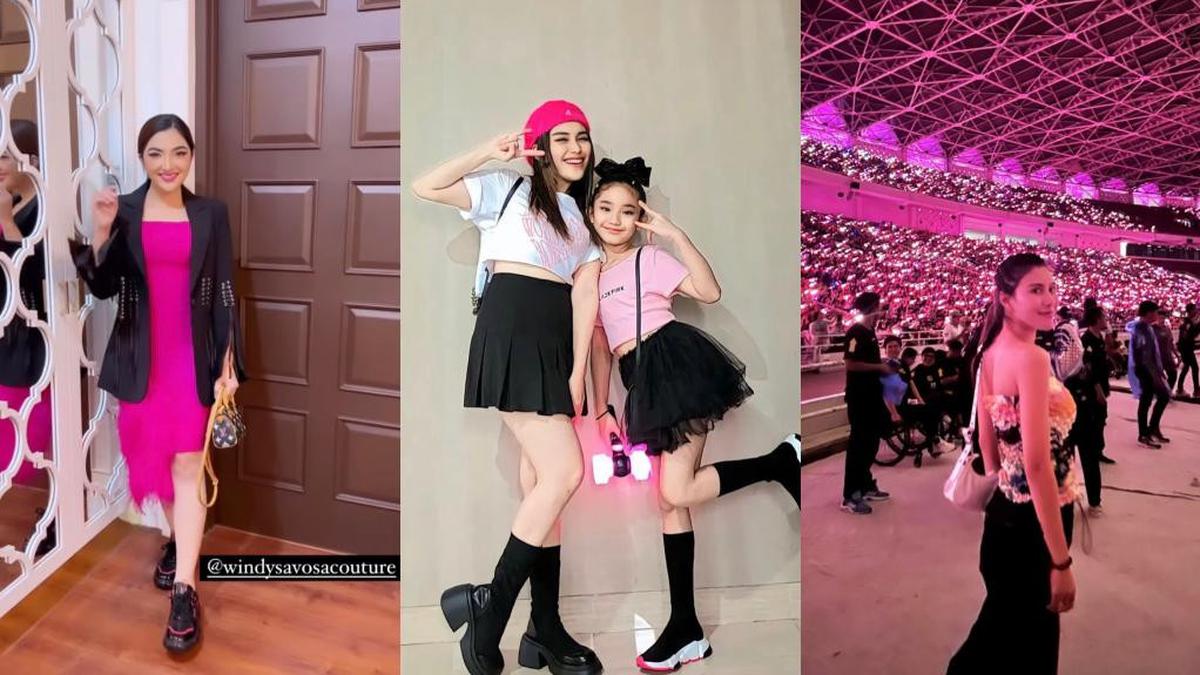 10 Gaya Serba Pink Artis Nonton Konser BLACKPINK Day 1 di Jakarta ...
