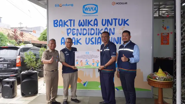 WIKA Bangun Sekolah Modular Pertama di Indonesia - News Liputan6.com