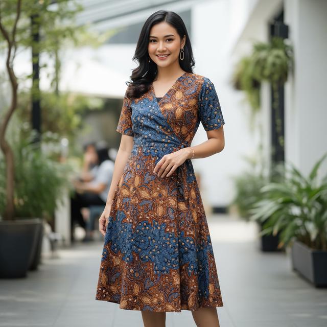 7 Model Dress Batik Kekinian untuk Tampilan Cantik dan Stylish Setiap Hari