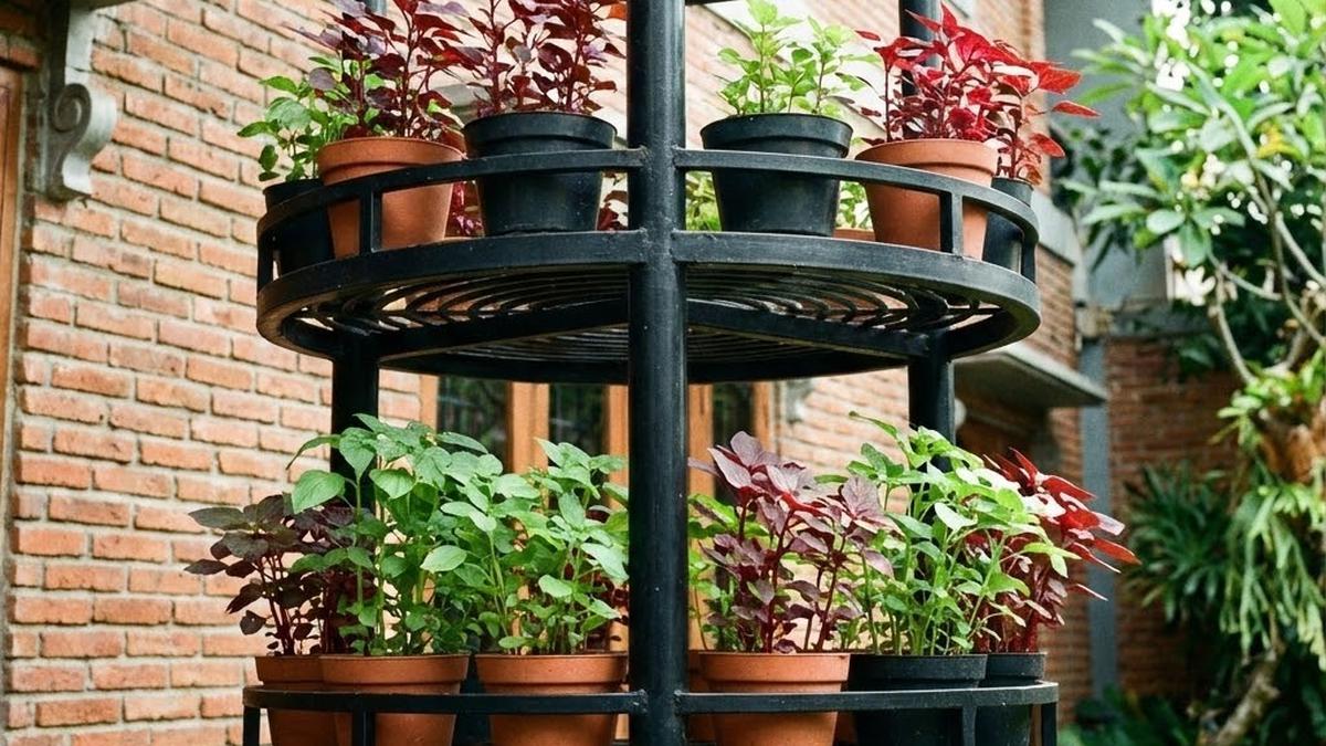 Ide Kebun Sayur Mini yang Memadukan Tanaman Hias dan Sayuran