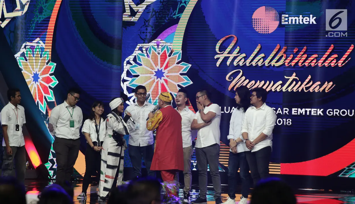 FOTO: Jalin Silaturahmi, Direksi Emtek Group Gelar Halalbihalal Bersama Karyawan - Foto Liputan6.com