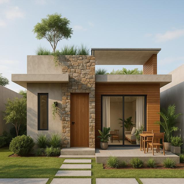 7 Model Rumah 1 Lantai Atap Dak Cor yang Lagi Tren di 2025, Modern dan ...