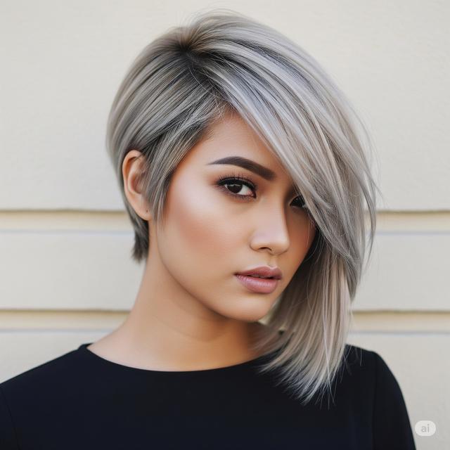 10 Potongan Rambut Bob Asimetris Kekinian 2025, Bikin Penampilan Makin Edgy