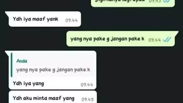 9 Chat Orang Pacaran Ini Buat Gemas dan Kesal, Selalu Salah - Hot ...