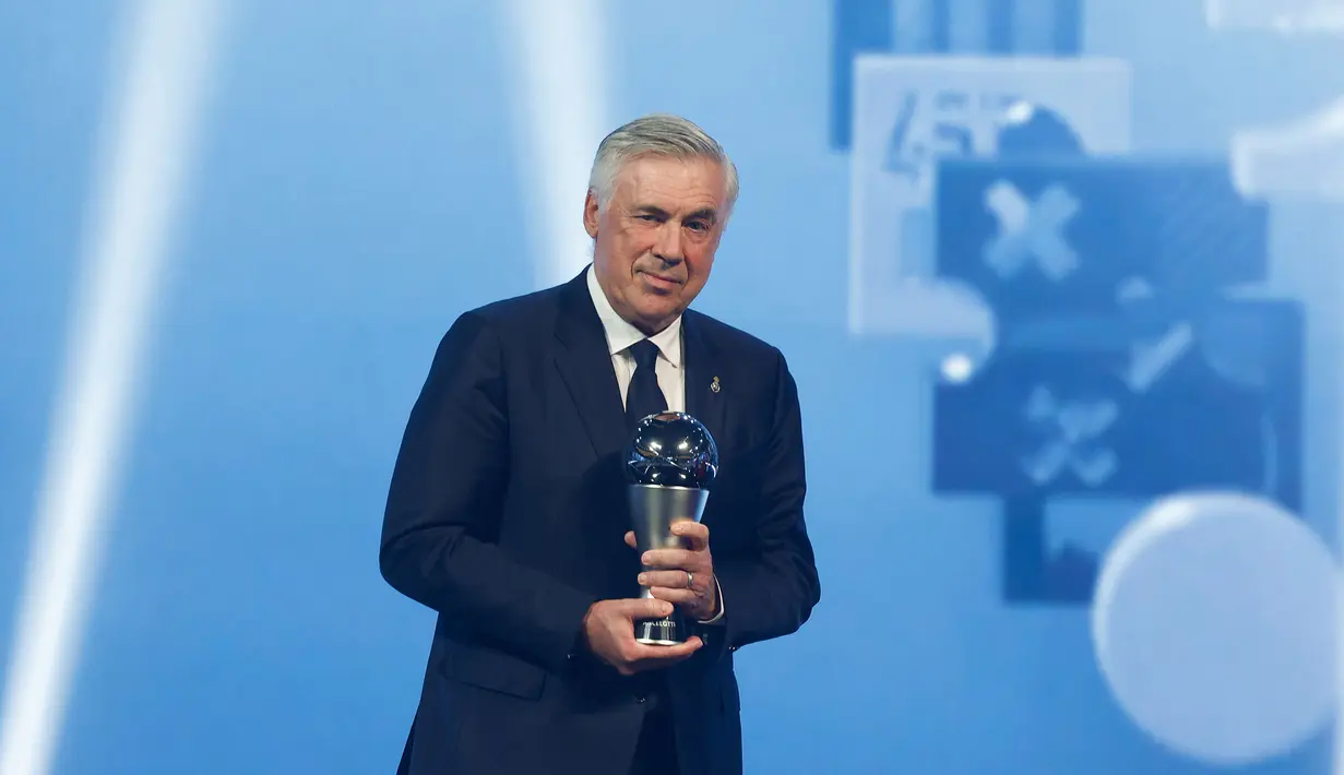Foto: Dominasi Real Madrid Bawa Carlo Ancelotti Raih Penghargaan Pelatih Terbaik FIFA 2024 ...