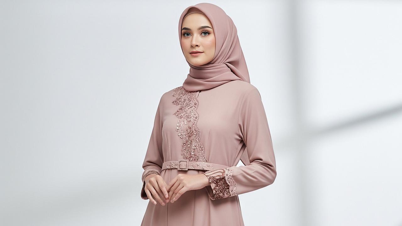 Trend Gamis Lebaran 2026: Kombinasi Mauve, Mocha, dan Gold Aman untuk ...