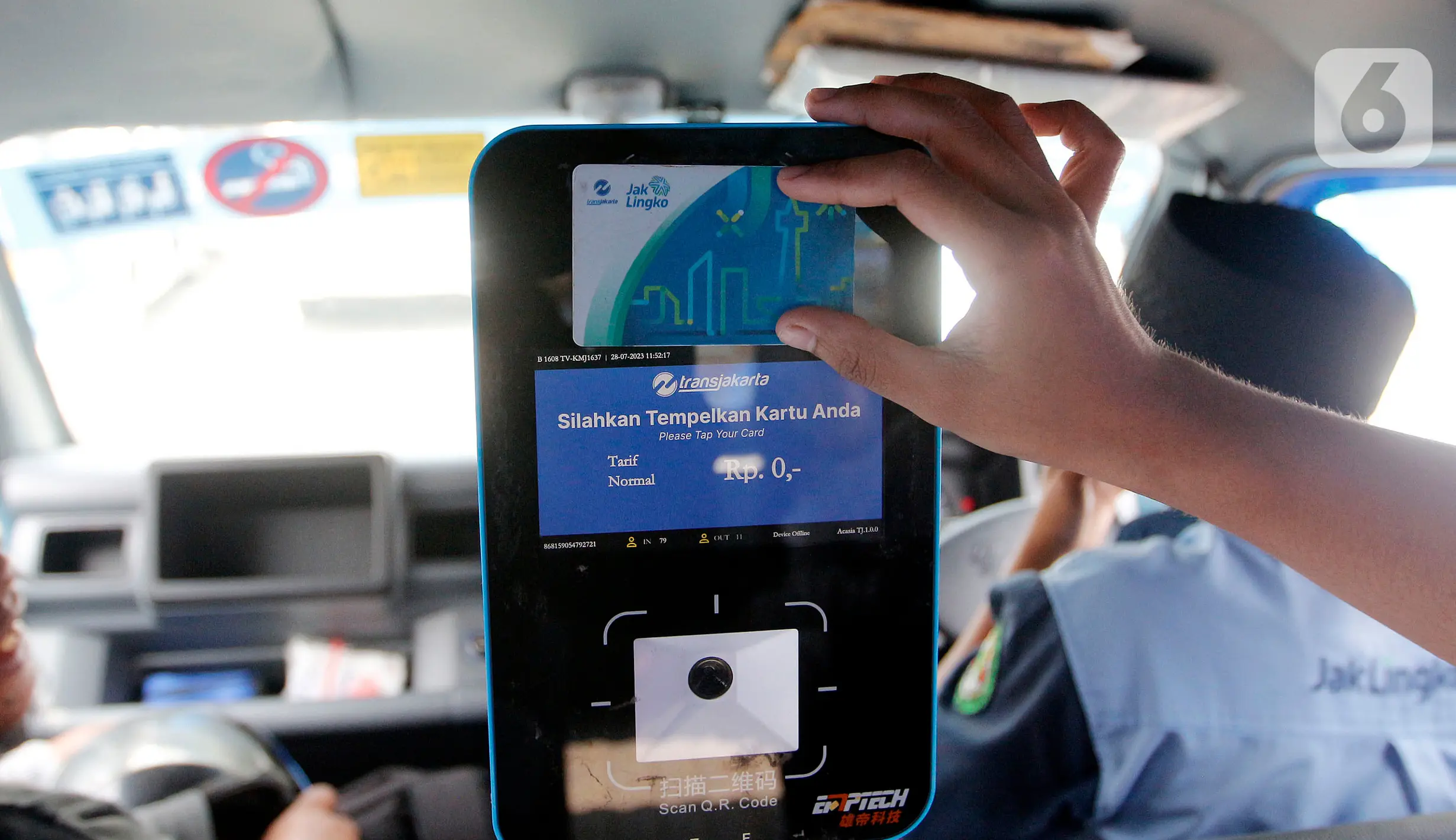 Isu Penghapusan Jaklingko Jadi MikroTrans Dibantah - Foto Liputan6.com