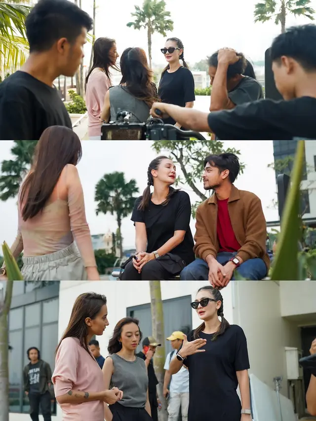 Kembali Jadi Sutradara, Ini 7 Potret Aksi Luna Maya saat di Balik Layar - Hot Liputan6.com