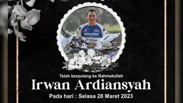 Irwan Ardiansyah, Legenda Balap Motor Indonesia Meninggal Dunia - Bola Liputan6.com