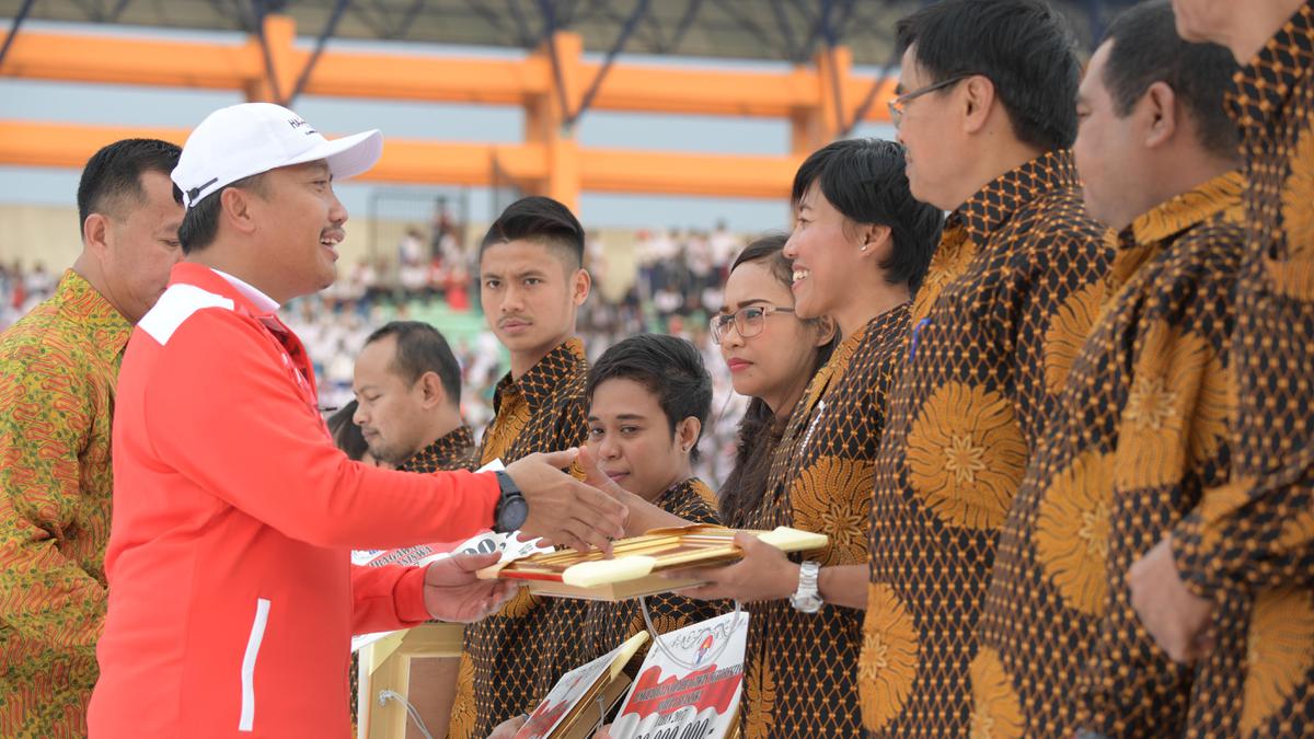 FOTO: Momen Haornas 2017, Menpora Berharap Indonesia Berjaya di Asian ...