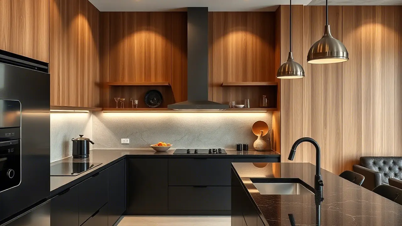 5 Inspirasi Dapur Minimalis Warna Hitam, Simpel dan Elegan - Hot ...