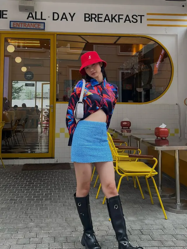 Inspirasi Outfit Colorful Edgy ala Helen Hiu, Runner Up INTM Cycle 2 ...