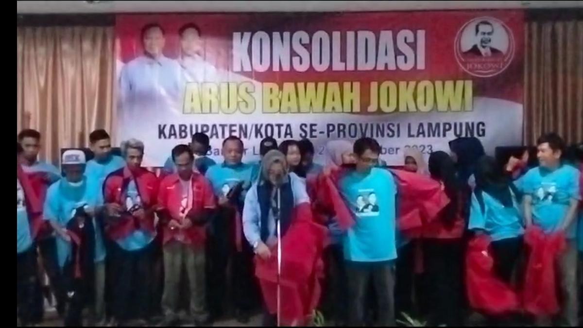 Puluhan Kader PDIP Lampung Deklarasi Dukung Capres Prabowo-Gibran, Ini ...