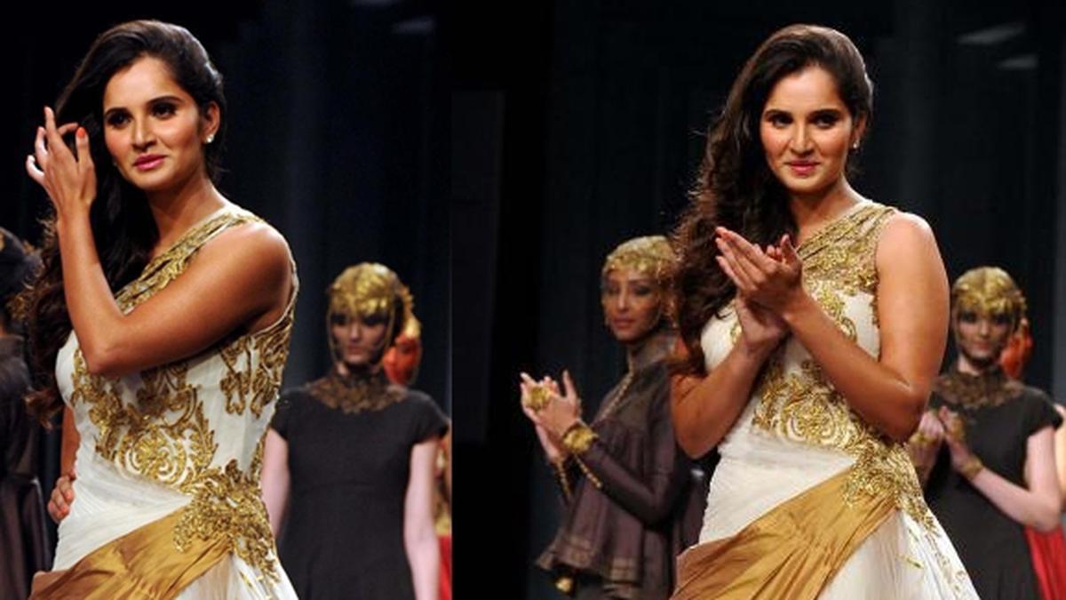 Cantiknya Petenis India Ini Saat Menjadi Model Fashion Show
