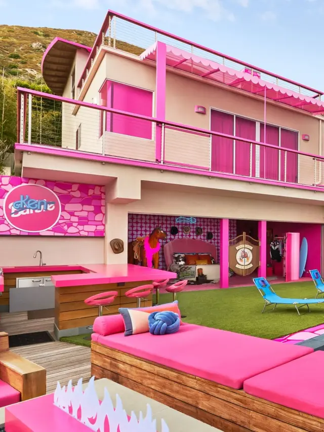 8 Potret Rumah Barbie di Kehidupan Nyata, Serba Pink Lengkap Ada ...