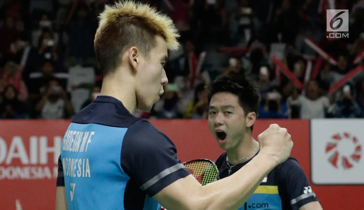 FOTO: Hajar Ganda Jerman, Kevin / Marcus Melenggang ke 16 Besar ...