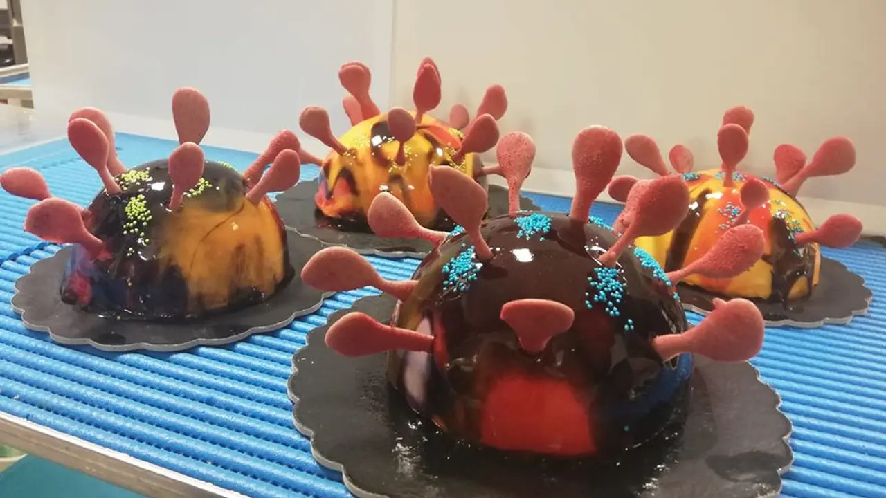Sederet Makanan Unik Berbentuk Corona Covid-19, dari Burger hingga Kue ...