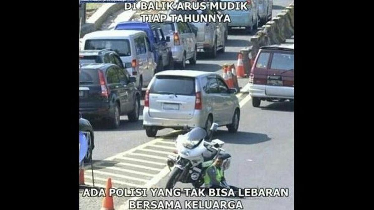 Meme Otomotif Edisi Lebaran: Antara Mudik dan Pak Polisi - Otomotif ...
