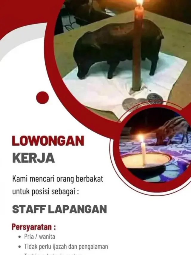 6 Potret Poster Iklan Lowongan Kerja Ini Absurd Abis, Bikin Geleng ...