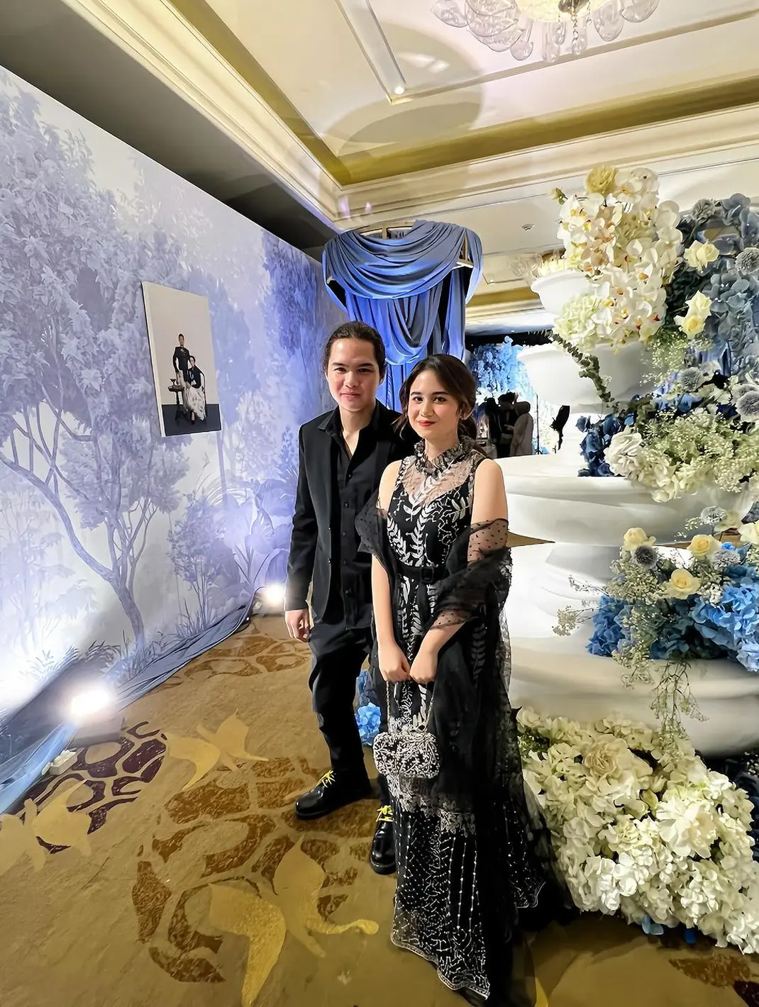 10 Gaya Artis di Resepsi Pernikahan Beby Tsabina dan Rizki Natakusumah, Pasutri Deva Mahenra ...