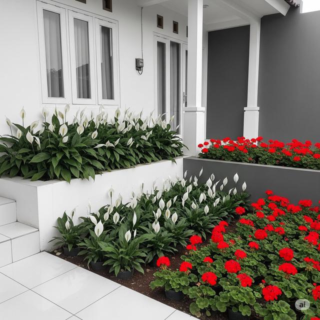 10 Cara Menata Bunga di Teras Rumah Sederhana 2025, Tampak Luas & Indah