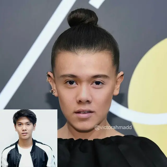 6 Editan Foto Seleb Cowok Berambut Panjang Ini Bikin Ketawa Geli - Hot ...