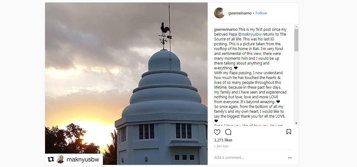 Curahan Hati Anak Usai Kepergian Bondan Winarno - ShowBiz Liputan6.com