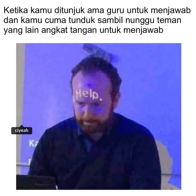 6 Meme Momen Tanya Jawab Soal dengan Guru di Kelas Ini Bikin Ngakak ...