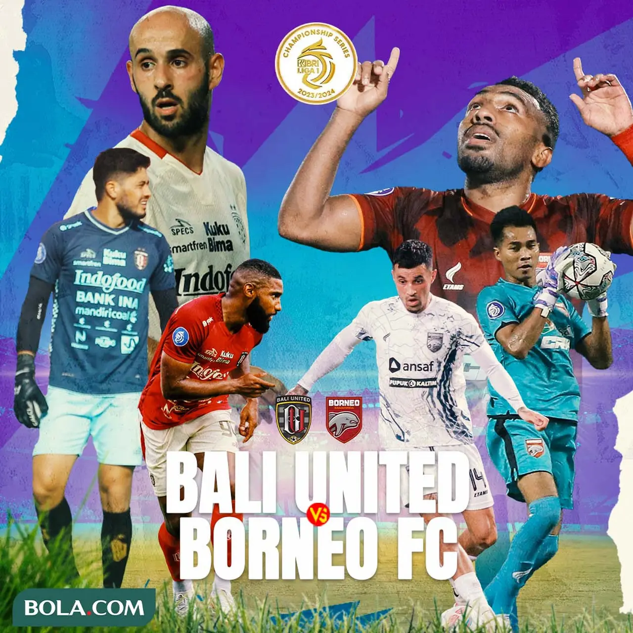 Perang Lini Per Lini Bali United Vs Borneo FC di Championship Series ...