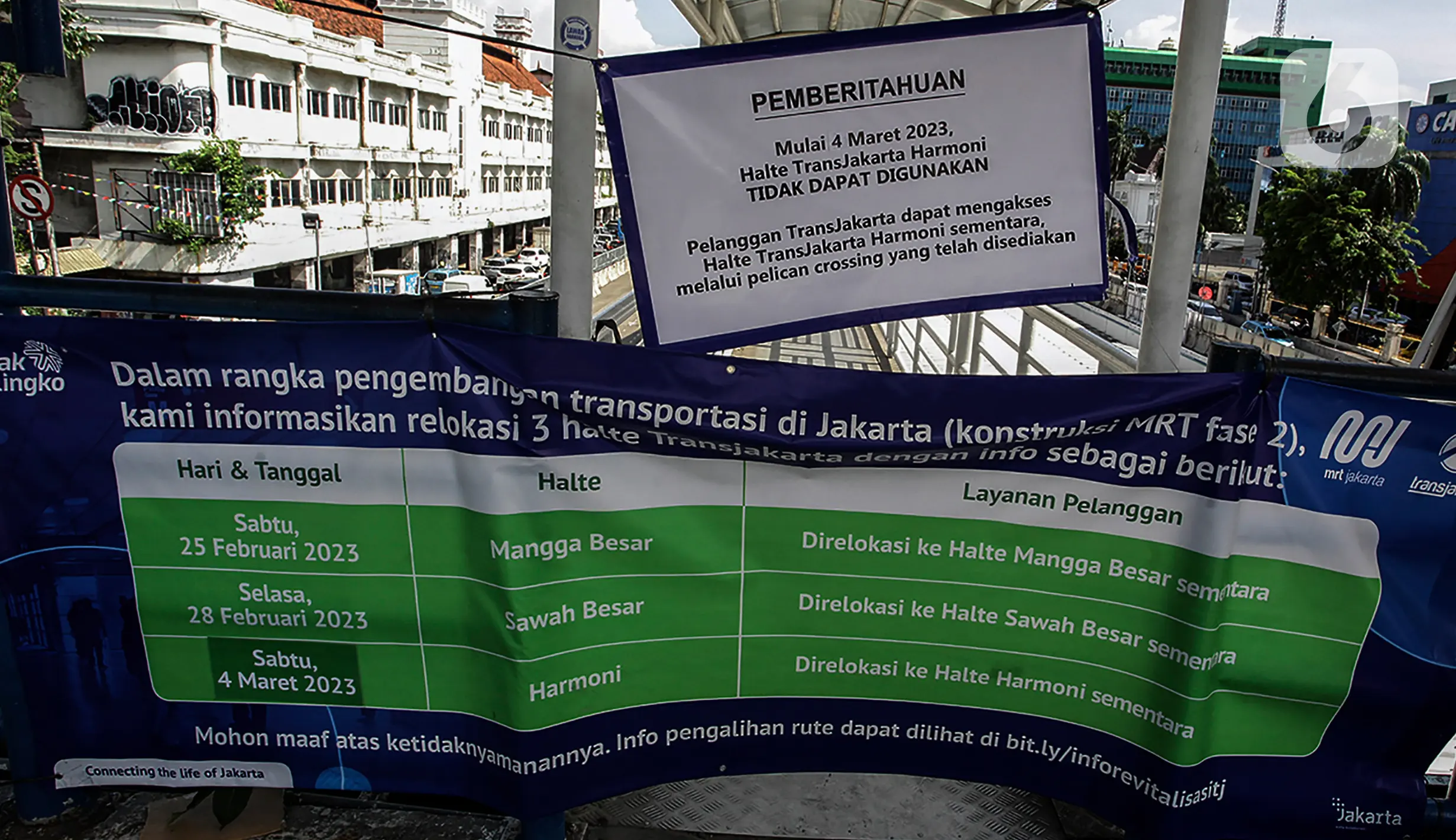 Imbas Pengerjaan Jalur Moda Transportasi MRT Jakarta Fase 2A, Halte ...
