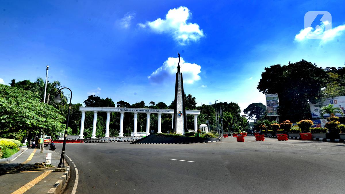 FOTO: PSBB Hari Pertama, Kawasan Landmark Kota Bogor Sepi - Foto ...