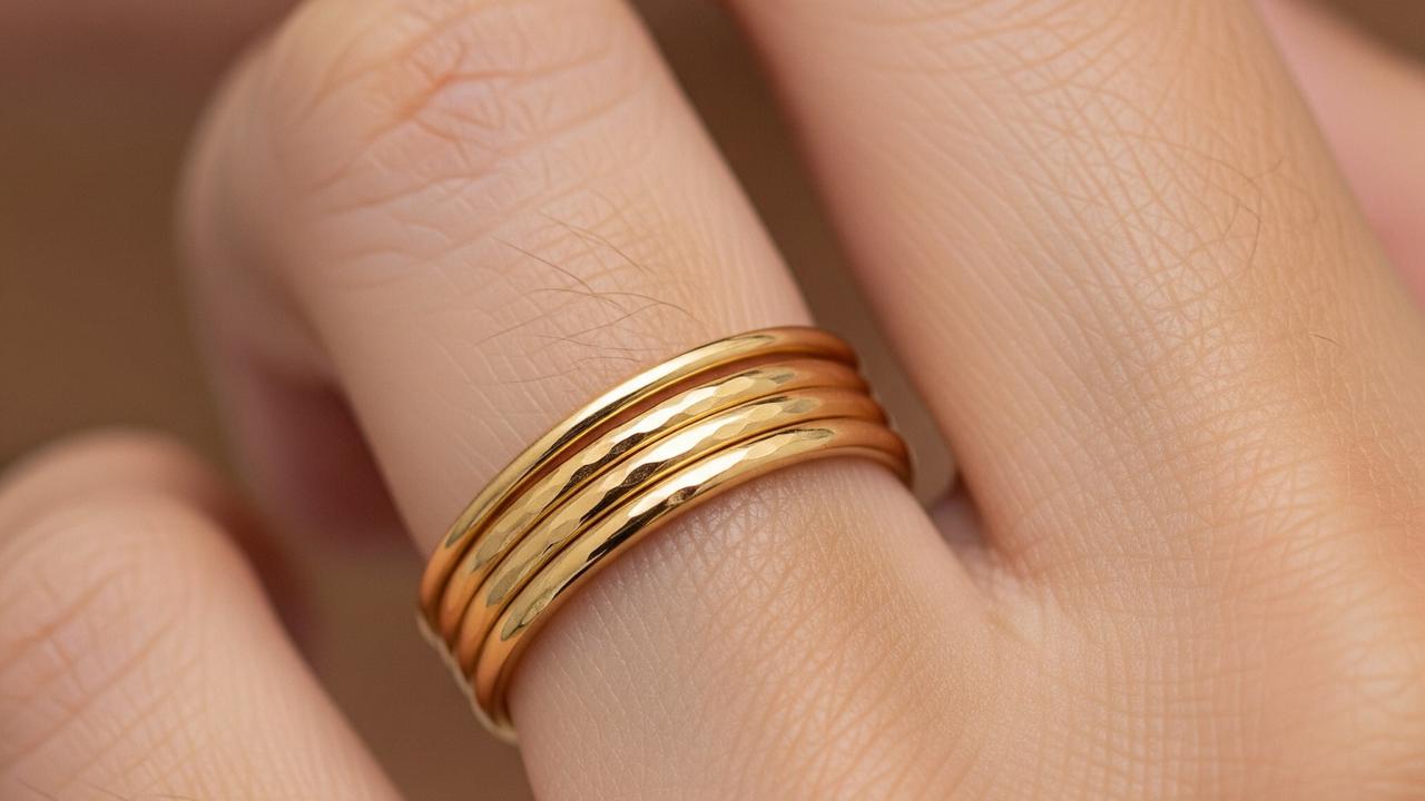 10 Rekomendasi Model Cincin Emas Simple Elegan untuk Sehari-hari ...