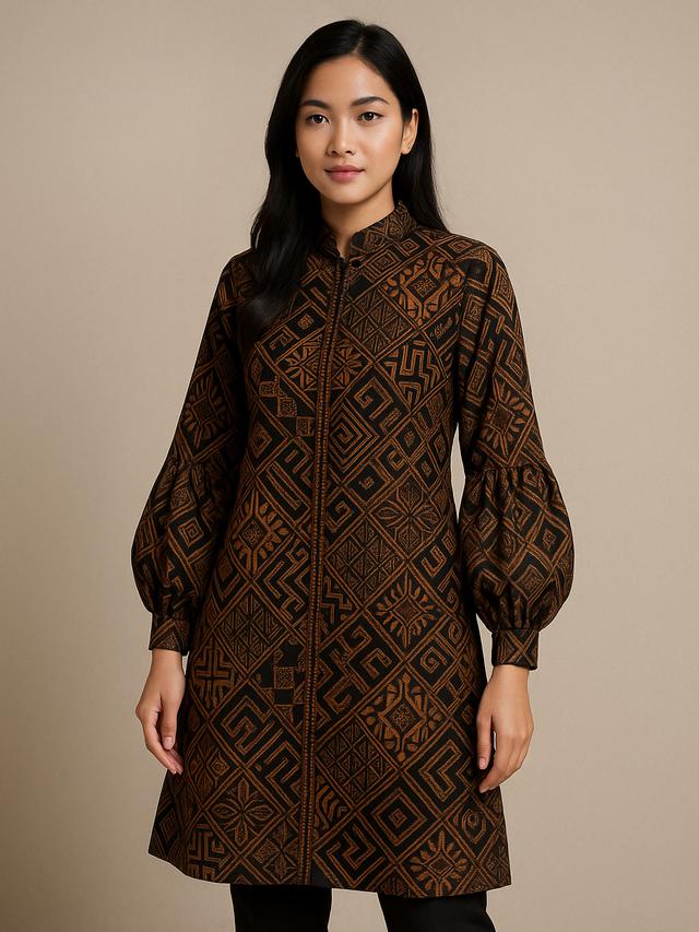 7 Model Tunik Batik Cantik untuk Kondangan 2025, Tampil Anggun dan Elegan