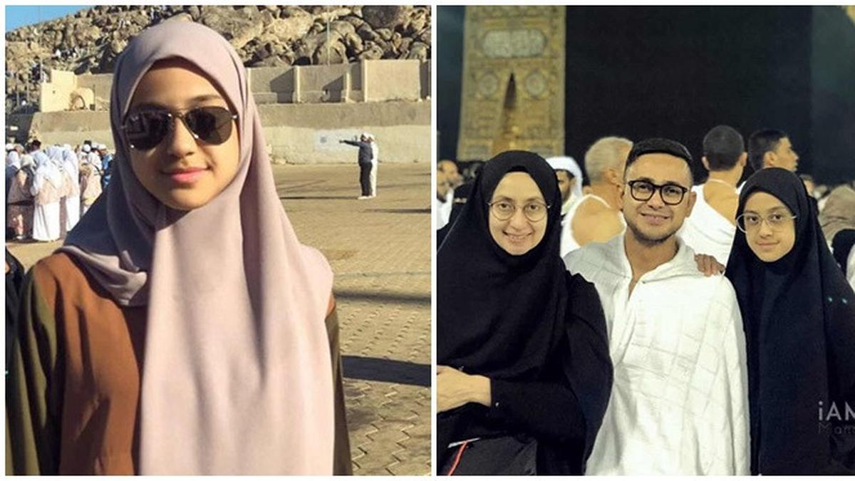 6 Potret Asila Maisa Putri Ramzi Saat Umrah, Cantik Berhijab