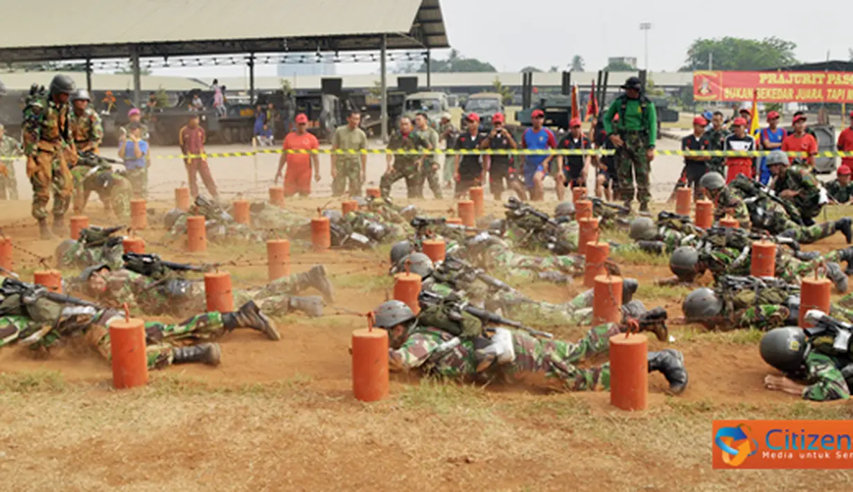 Yonif-4 Marinir Juara Halal Rintang - Foto Liputan6.com