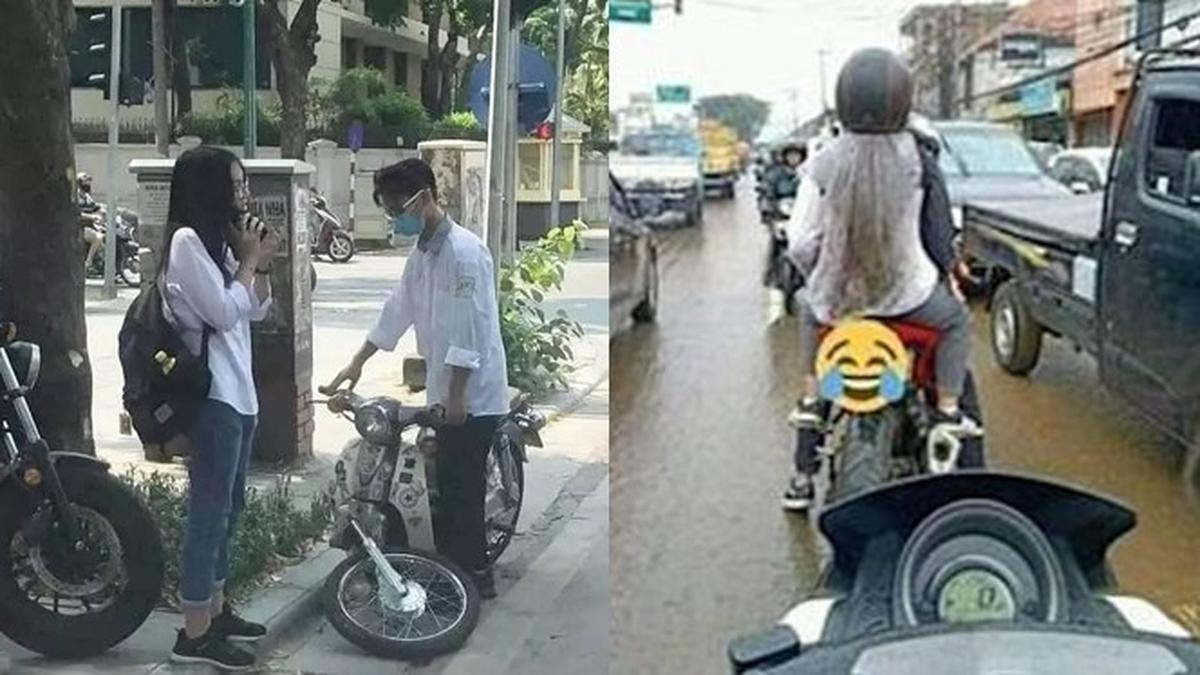 6 Momen Apes Saat Pacaran Naik Motor Ini Bikin Senyum Tipis