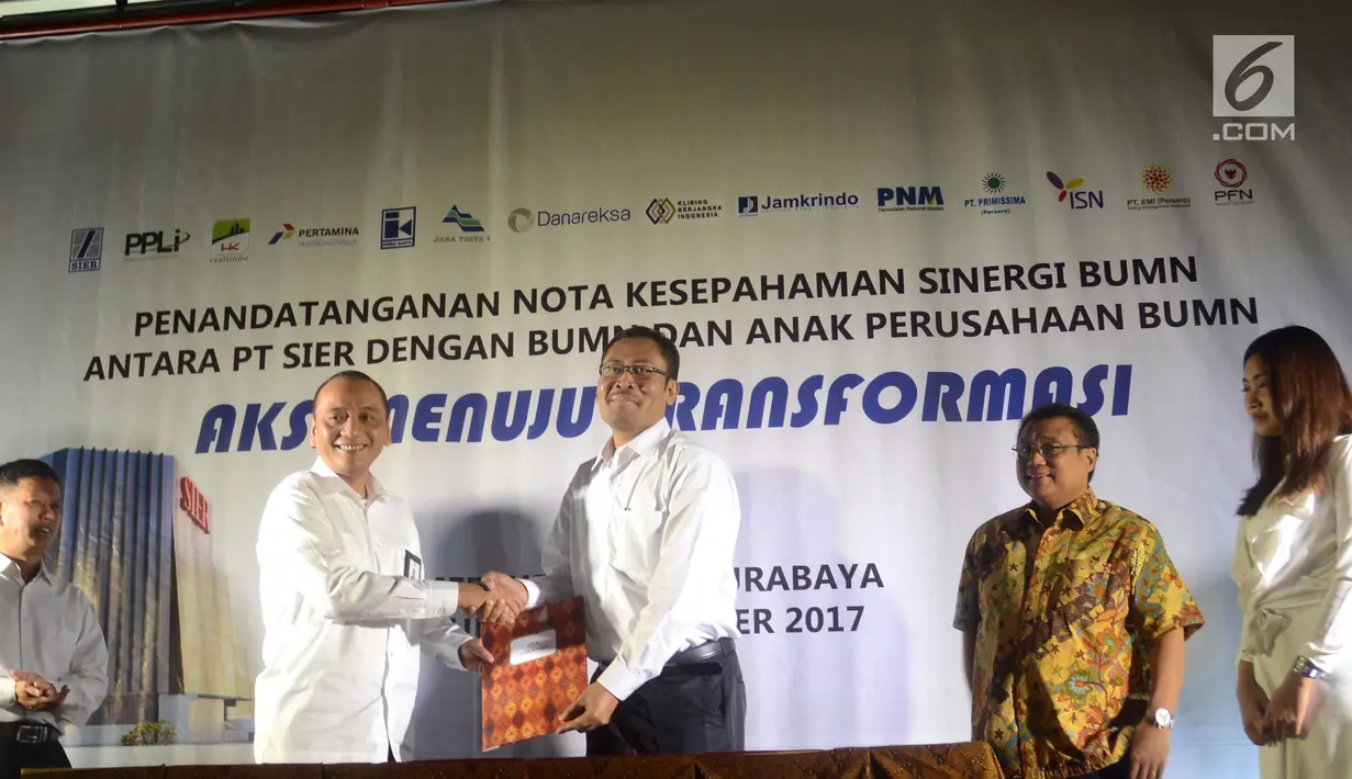 Kerjasama Perum Jamkrindo dengan Sier - Foto Liputan6.com