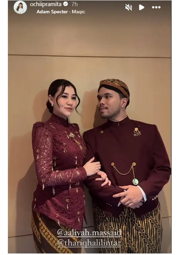 6 Potret Pernikahan Sangun Ragahdo, Aaliyah dan Thariq Jadi Pengiring Pengantin - Hot Liputan6.com