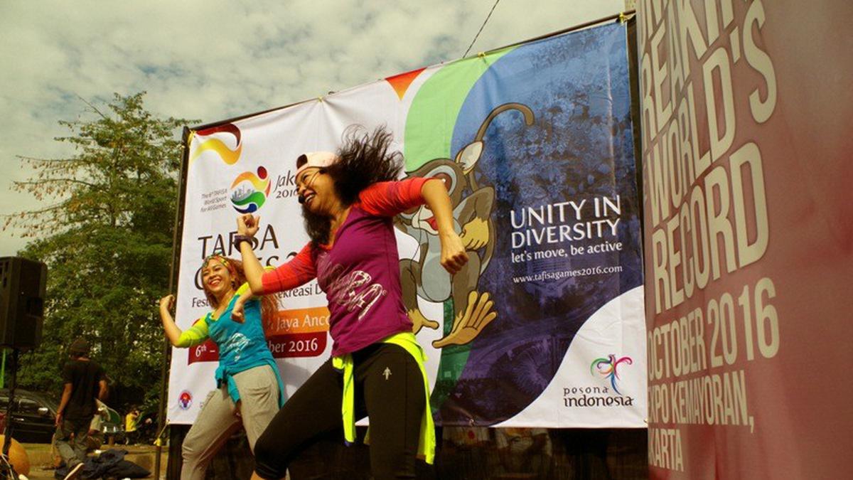 Panpel Promosi TAFISA Games 2016 di Arena CFD Jakarta