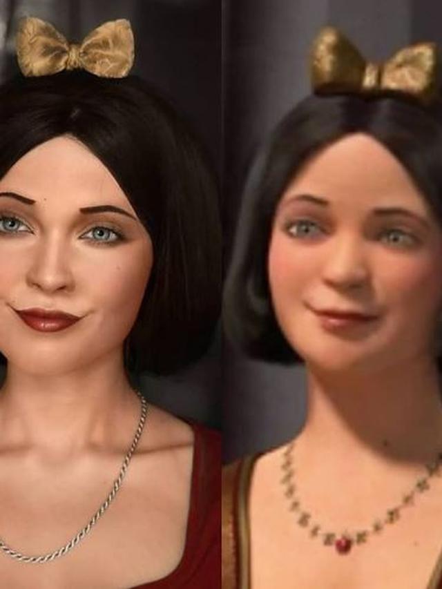 6 Potret Cewek Dandan Bak Putri Fiona Istri Shrek, Cosplay Kekeyi Kocak ...