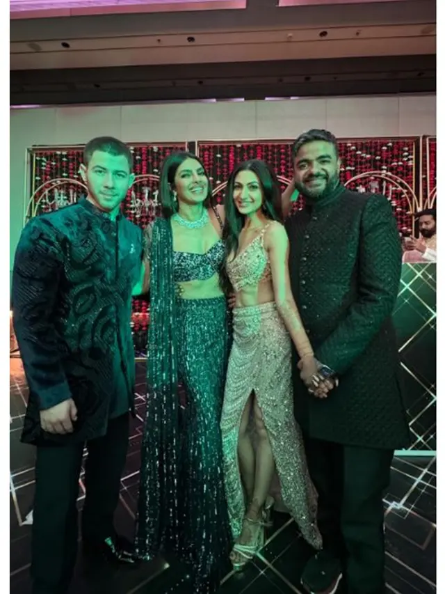 6 Potret Nick Jonas dan Priyanka Chopra di Pernikahan Sang Adik, Tampil ...