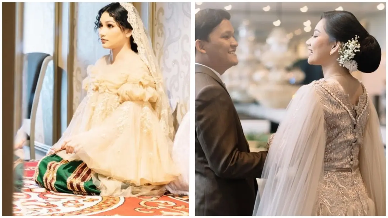 Adik Indah Permatasari Spill Gaun Pengantin Dijahit Ibunda dan Terinspirasi Baju Nikah Sang ...