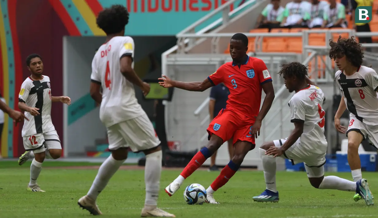 Foto: Beda Kelas, Timnas Inggris U-17 Bantai Kaledonia Baru Sepuluh Gol ...