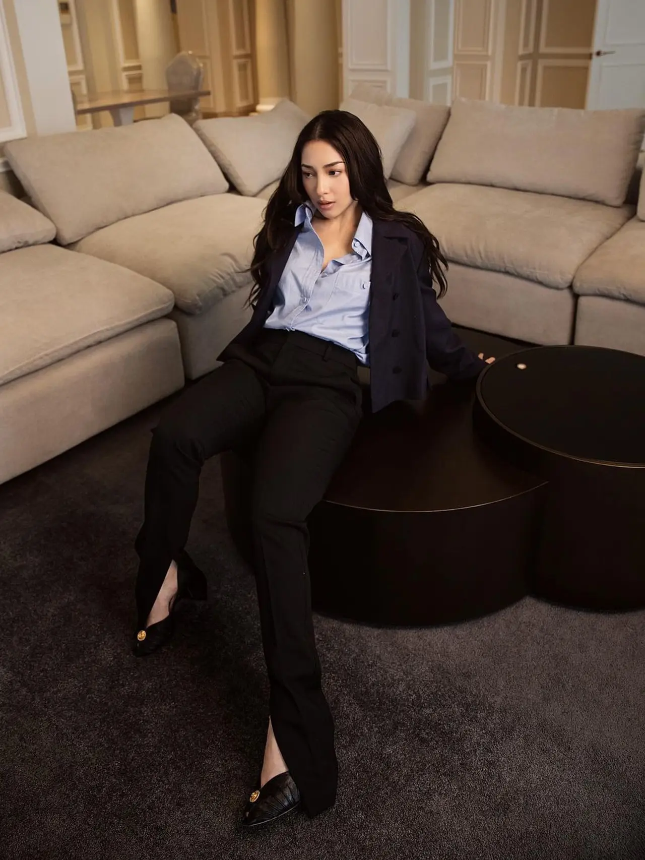 Tampilan Nikita Willy saat Pemotretan dengan Gucci, Aura Cantiknya Menyala