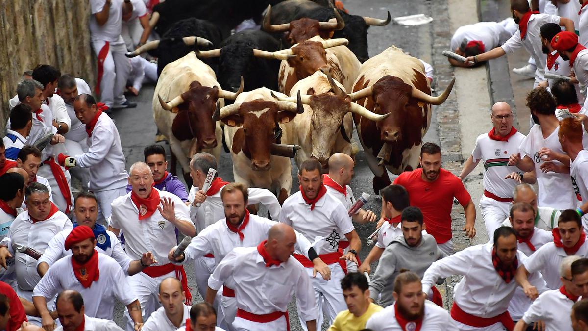 FOTO: Bertaruh Nyawa dalam Festival San Fermin di Spanyol - Foto ...