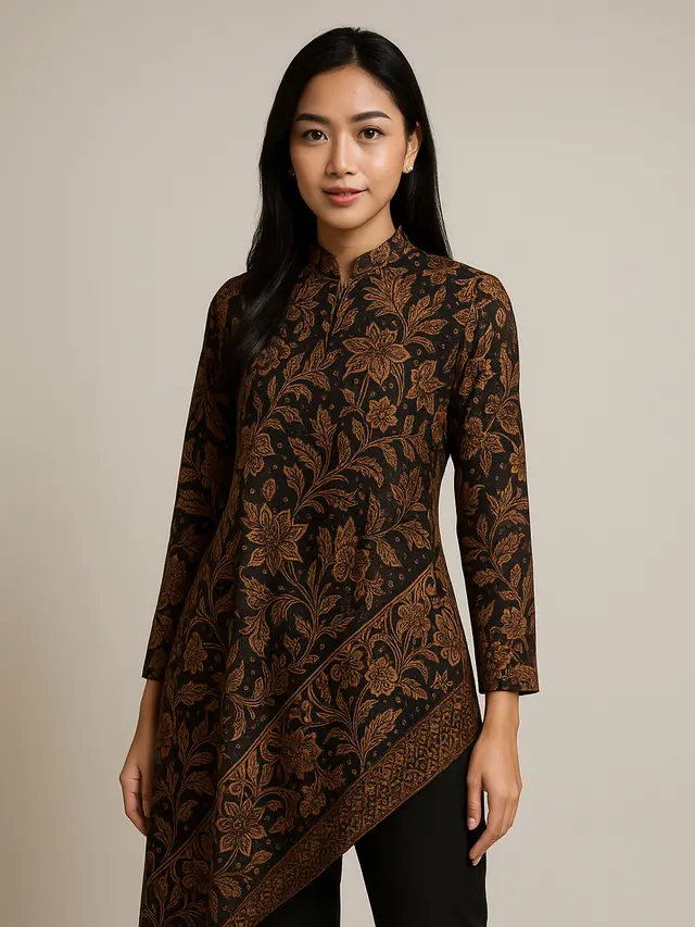 7 Model Tunik Batik Cantik untuk Kondangan 2025, Tampil Anggun dan ...