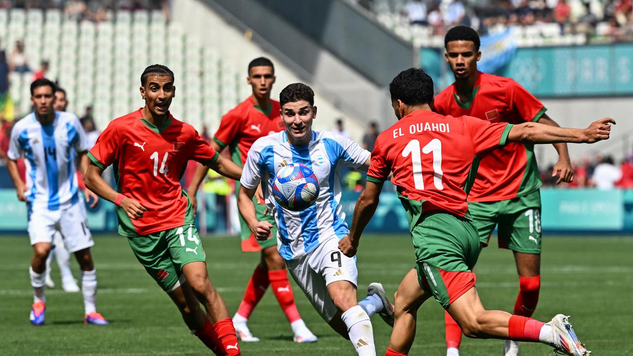 Hasil Sepak Bola Olimpiade 2024 Argentina vs Maroko: Gol Telat ...