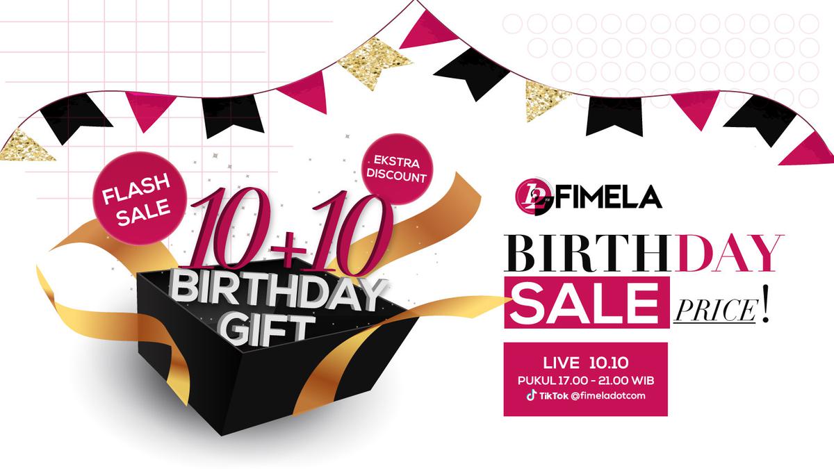 Jangan Lewatkan Promo 10.10 Fimela TikTok Shop Birthday SALEprice Live