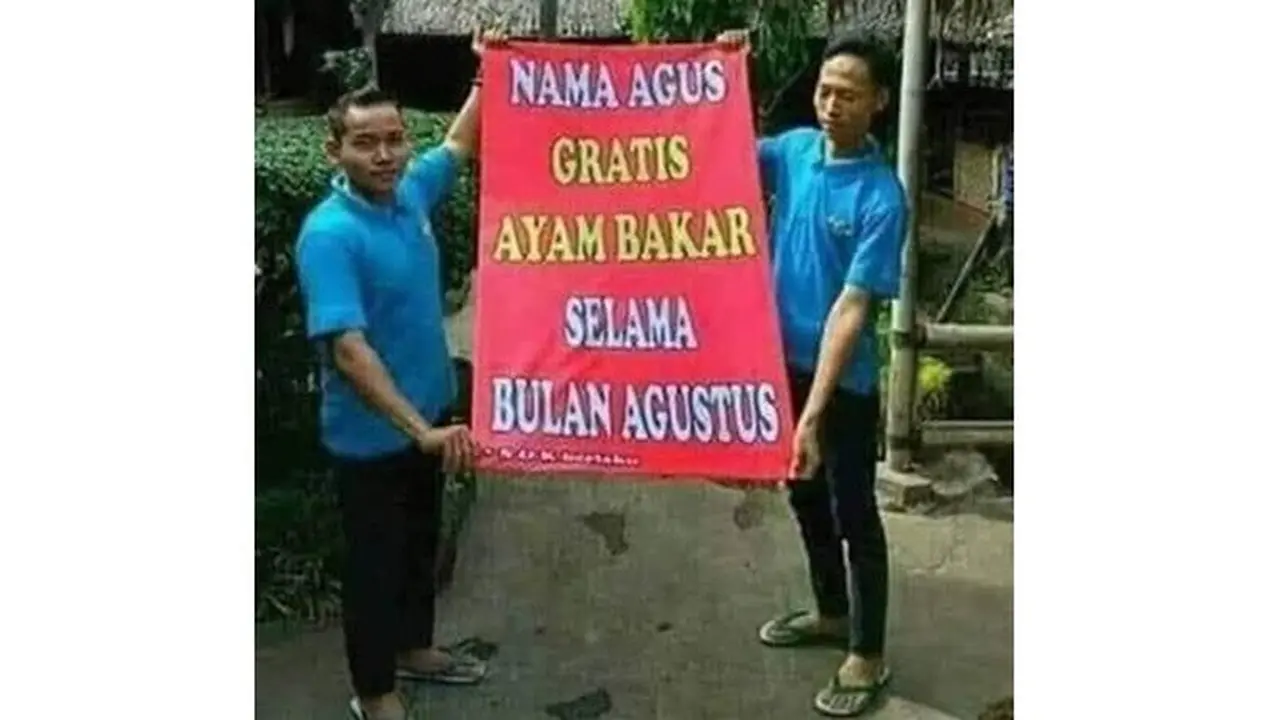 5 Bukti Nama Agus Banjir Rezeki di Bulan Agustus - Hot Liputan6.com