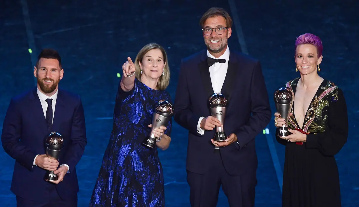 FOTO: Kegembiraan Jurgen Klopp Rebut Pelatih Terbaik Dunia FIFA 2019 ...